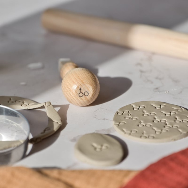 Sello friki para arcilla y jabón Gafas mago